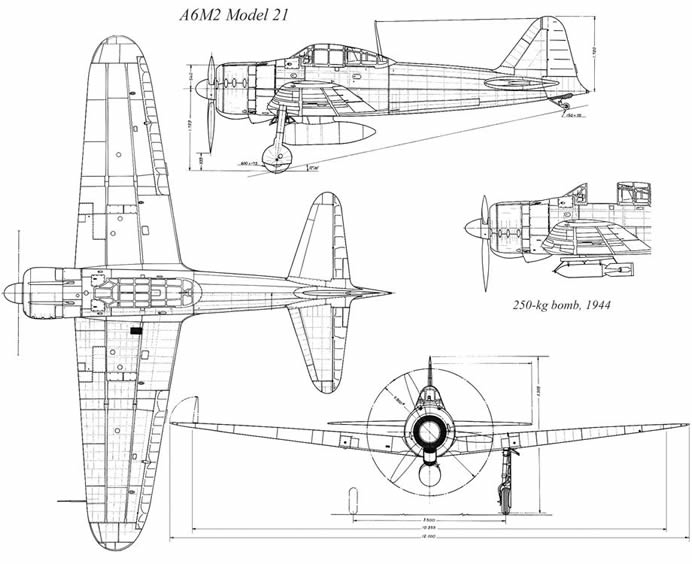 Mitsubishi A6M Zero - ВОЈИШТЕ.рс